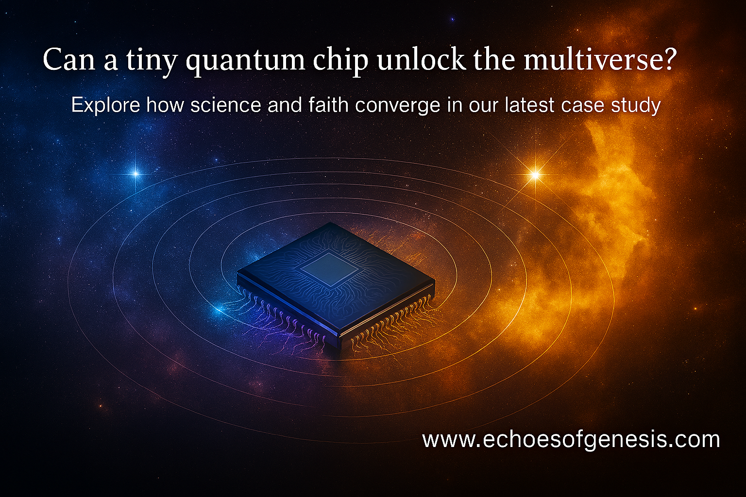 Quantum Chip and the Multiverse Case Study – Echoes of Genesis